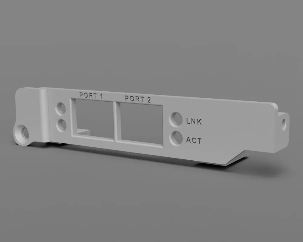 Lenovo M90q Gen3 ConnectX-4 LX (Dell CX4121C) Dual 25G Baffle - Free 3D ...
