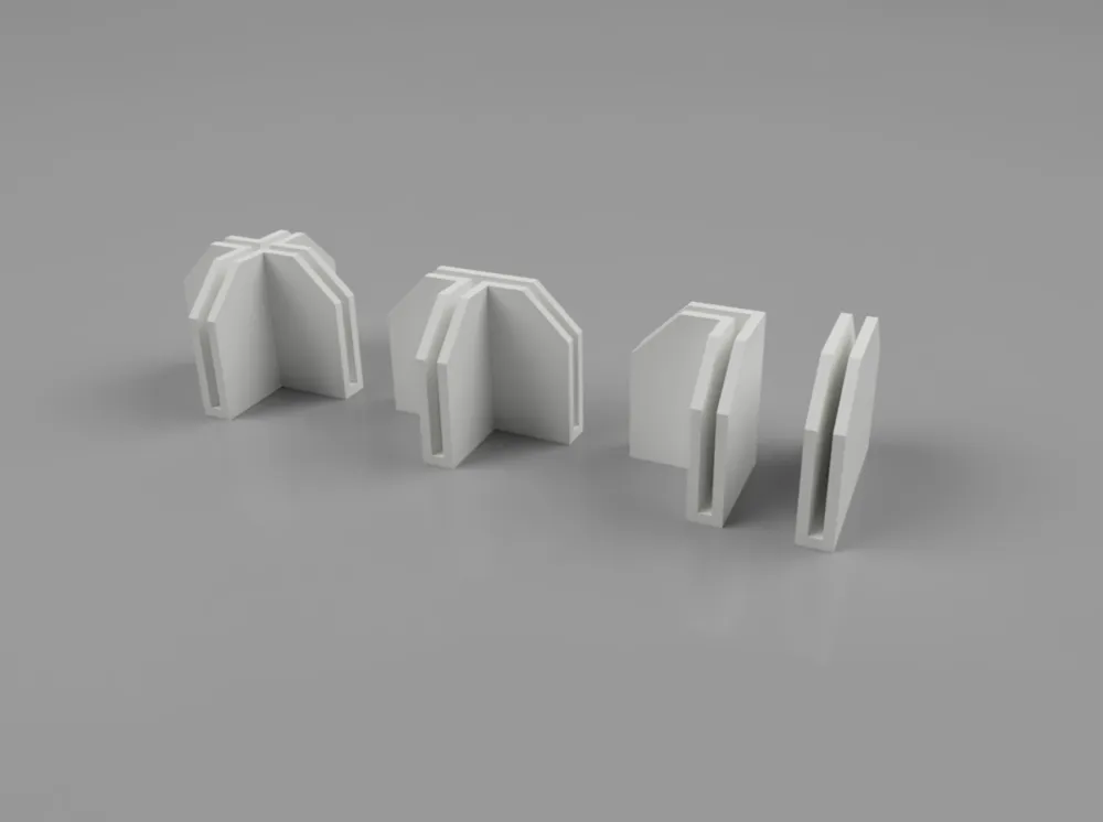 Universal Partition Connectors – Basic Set - Free 3D Print Model ...