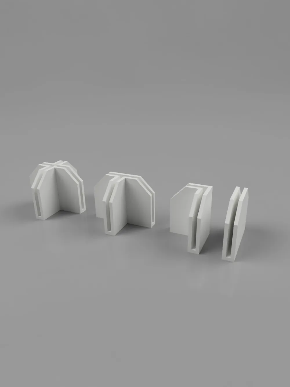Universal Partition Connectors – Basic Set - Free 3D Print Model ...