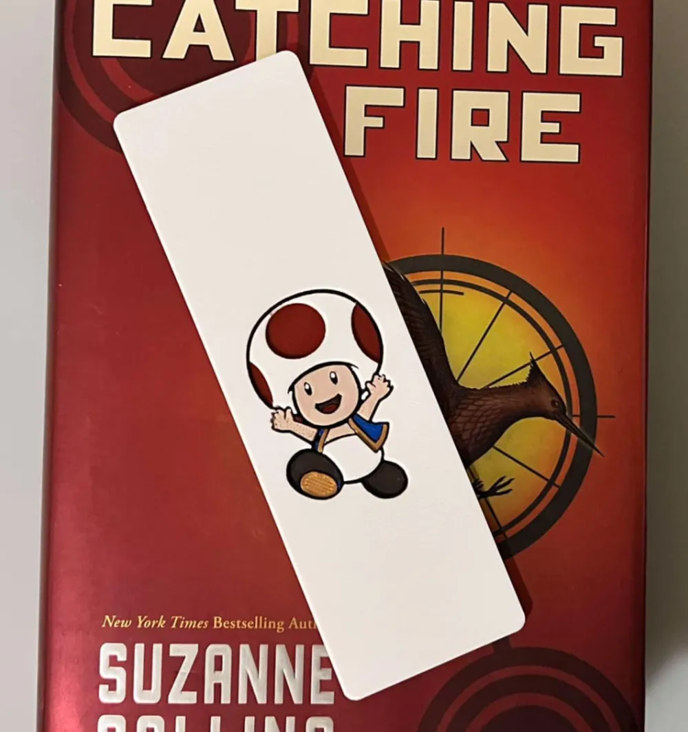 Bookmark: Super Mario Toad Hueforge Art by 3djd - MakerWorld