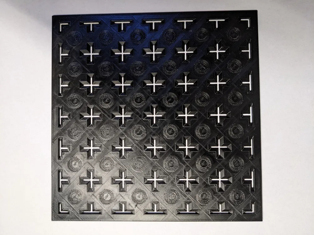 2,5 Inch Square Grid Stencil for DnD, TTRPG Maps by Wishowaty ...