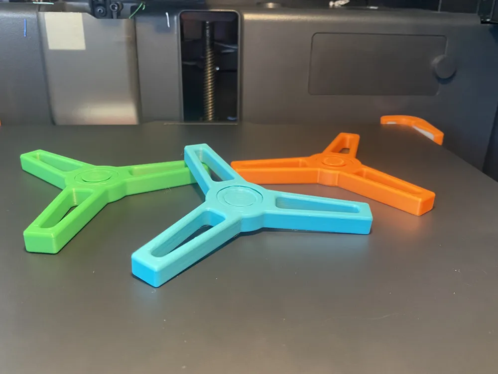 print in place fidget spinners V2 - Free 3D Print Model - MakerWorld