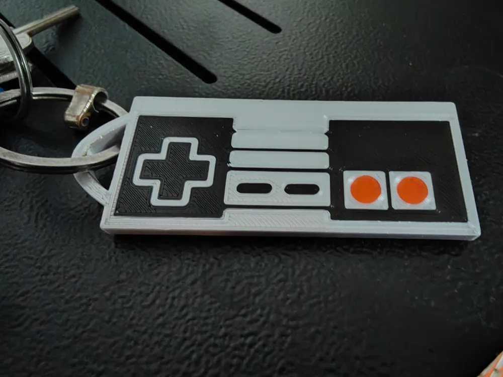 NES gamepad keychain by Forest87 - MakerWorld