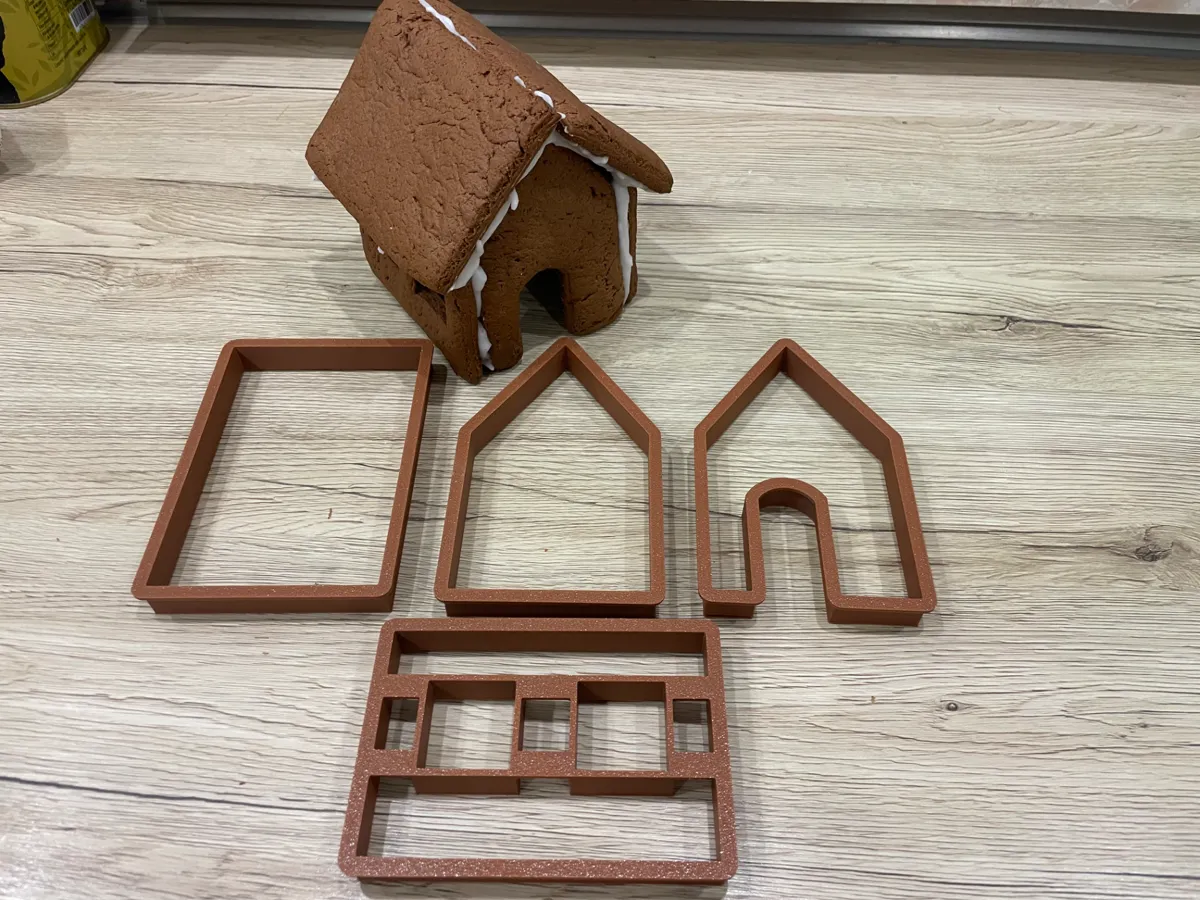 Gingerbread House Cookie Cutters – Complete Set by BurgerOhneGurke ...