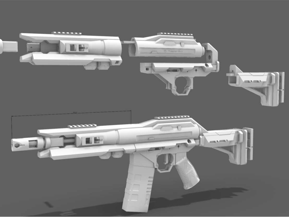 [A Kitten's Random Thoughts] Sci-Fi Water Bead Blaster MK V, for Type 2 ...