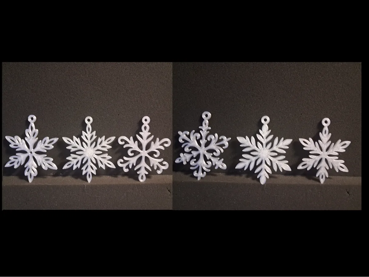 圣诞装饰雪花 来自 SliQ MakerWorld：免费下载 3D 模型