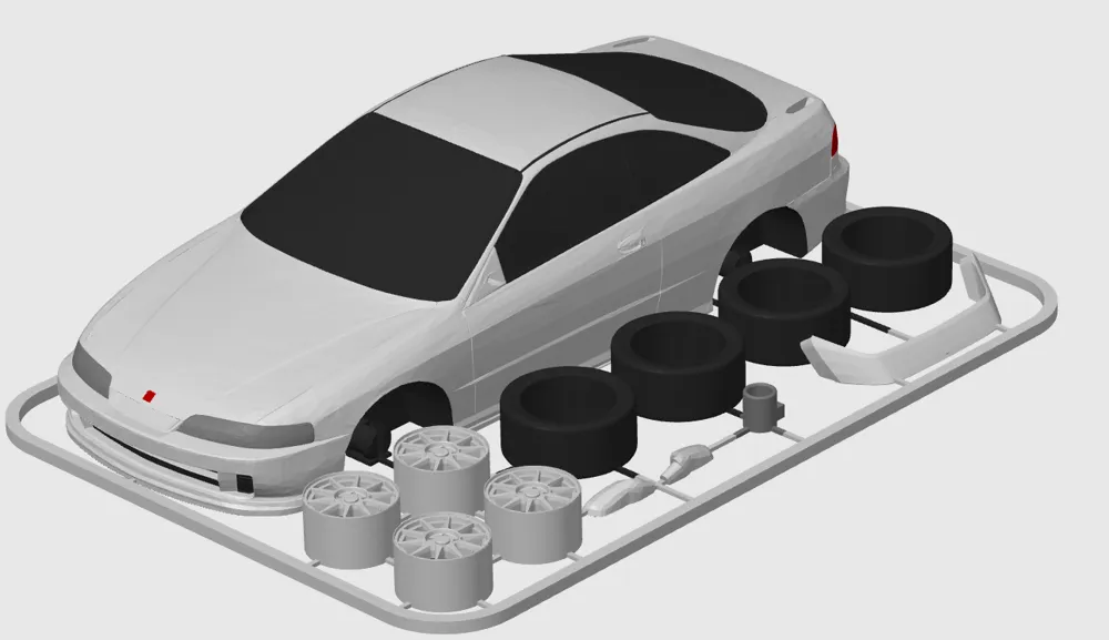 Honda Integra Type R (DC2 JDM) Kit Card Remixed by The Kit Card Guy ...