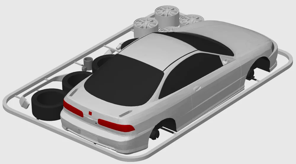 Honda Integra Type R (DC2 JDM) Kit Card Remixed by The Kit Card Guy ...