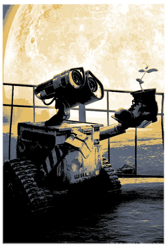 Hueforge - Disney - Wall-E in the Moonlight by Cloudy Nostalgia ...