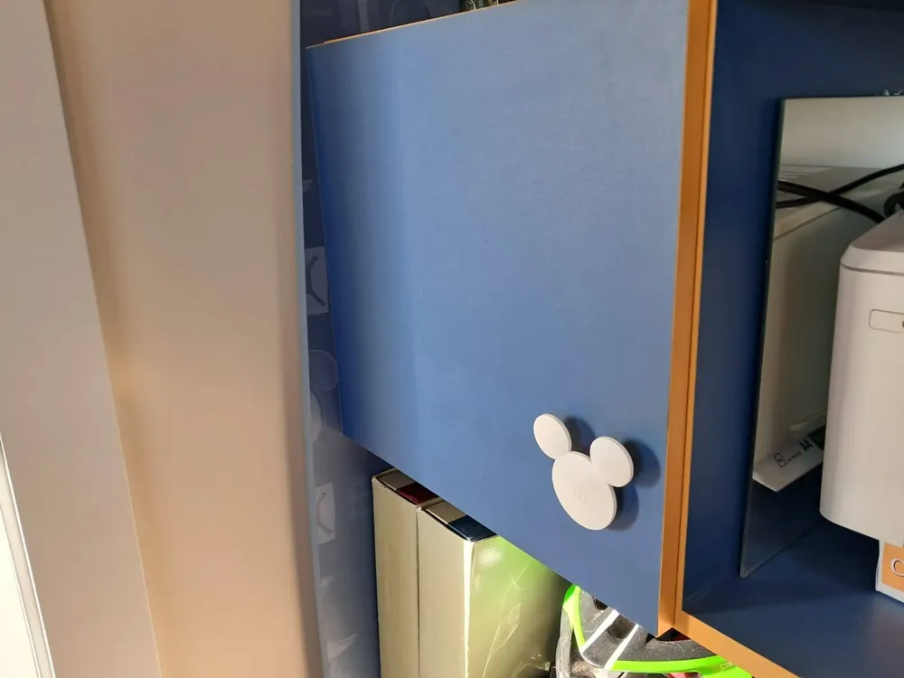 Mickey Mouse inspired cabinet handle - Free 3D Print Model - MakerWorld