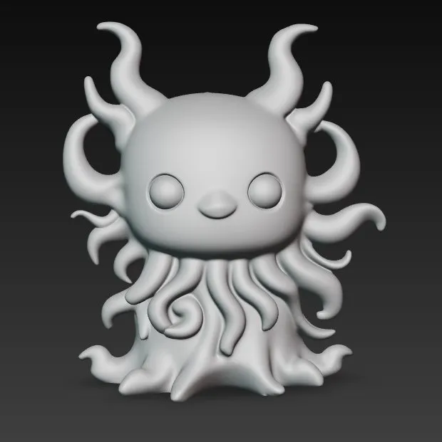 Mind Flayer Chibi 3D Stranger Things terrore horror - Modello di stampa ...