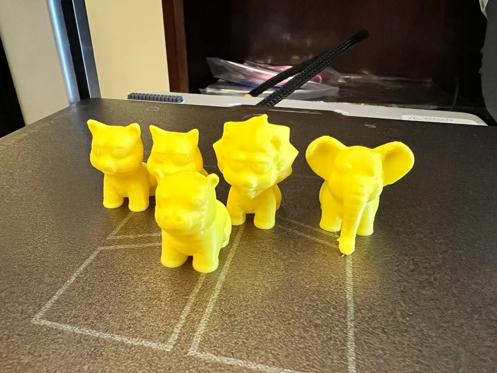 Animal Pack (Lion Cat Dog Elephant Hippo) by BumLab3D MakerWorld ...