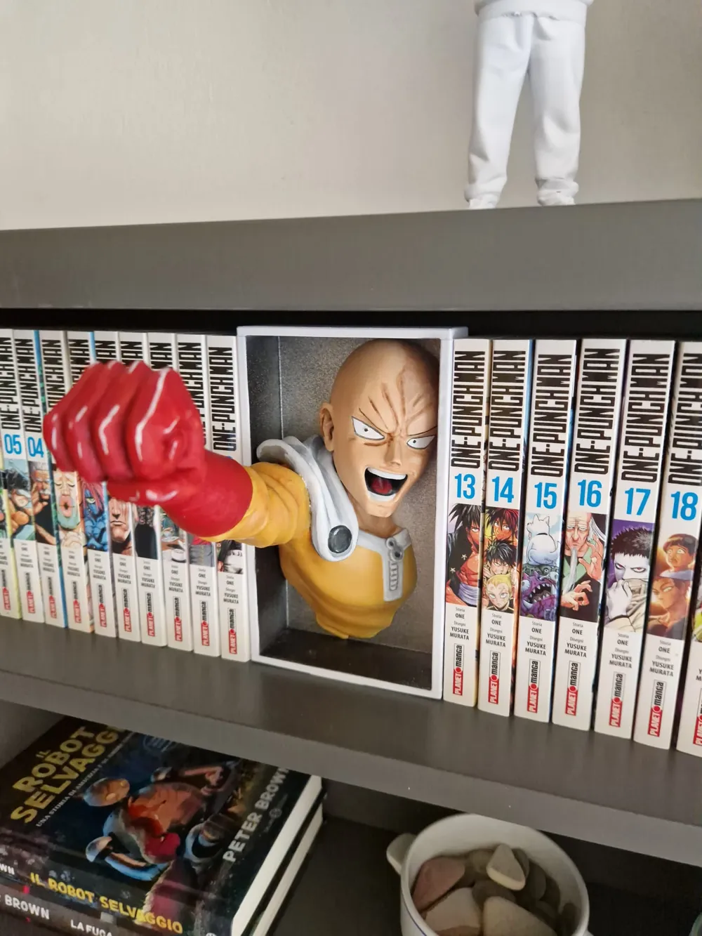 one punch man saitama book nook Remixed by Ippo MakerWorld: Download ...