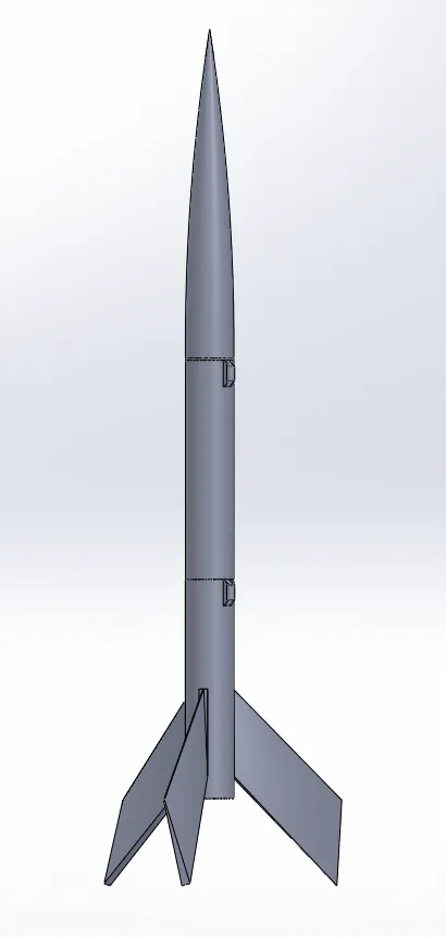 Model rocket with fin rotation (C/D class) by Eloy3D MakerWorld ...