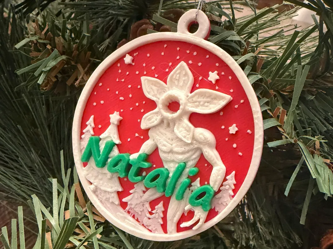 Customizable stranger things christmas ornament by Dommivat MakerWorld ...