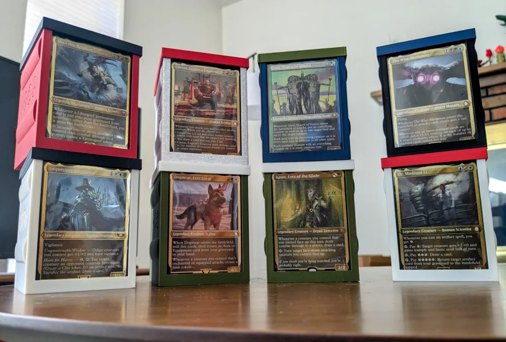 Simple MTG Deck Box - No hardware, low filament Remixed by Fart House ...