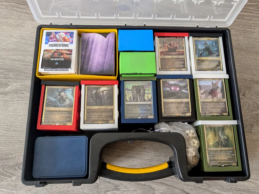 Simple MTG Deck Box - No hardware, low filament Remixed by Fart House ...