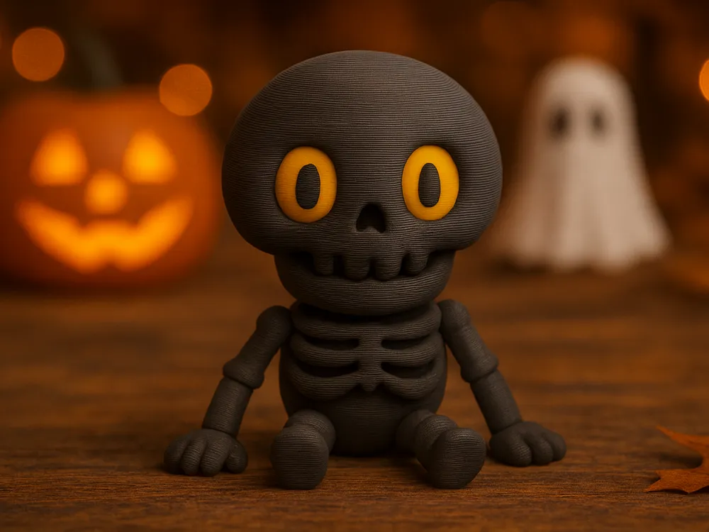 Halloween Skeleton Buddy by Mdesign MakerWorld: Download Free 3D Models