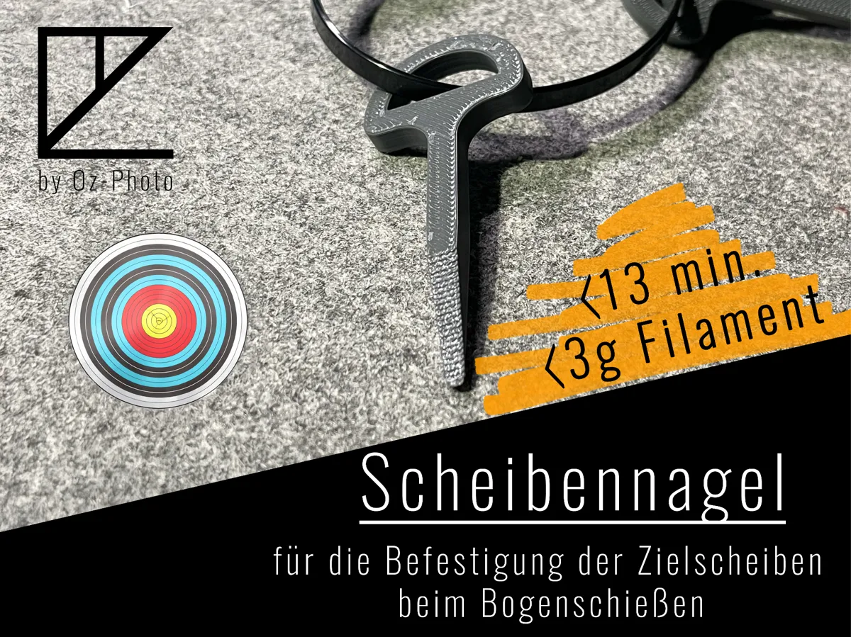 Bogenschießen Scheibennagel Archery Targetnail von Oz-Photo & Design ...