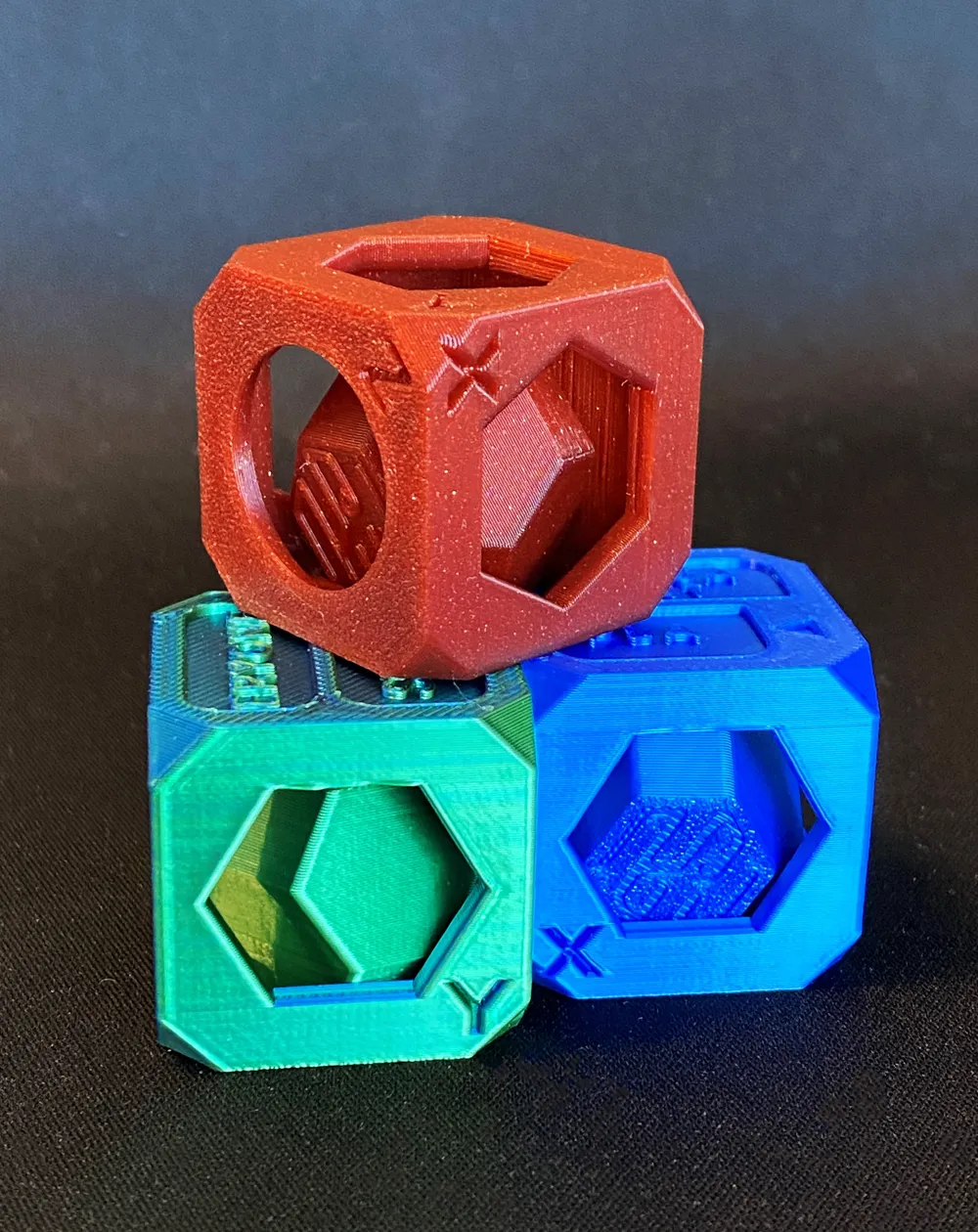 INFILL3D-CALIBRATION CUBE/FILAMENT SWATCH/FIDGET CUBE by Infill3D ...