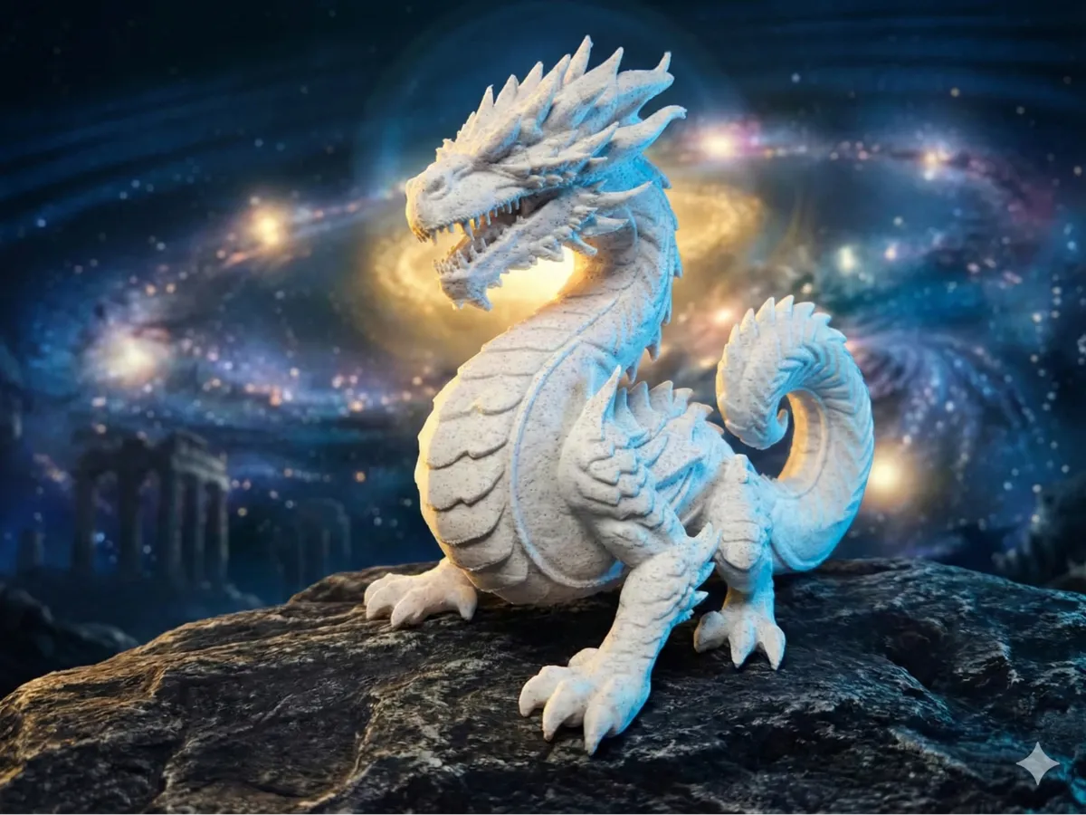 Stone Dragon Monster Wyvern Drake Serpent Beast - Free 3D Print Model ...