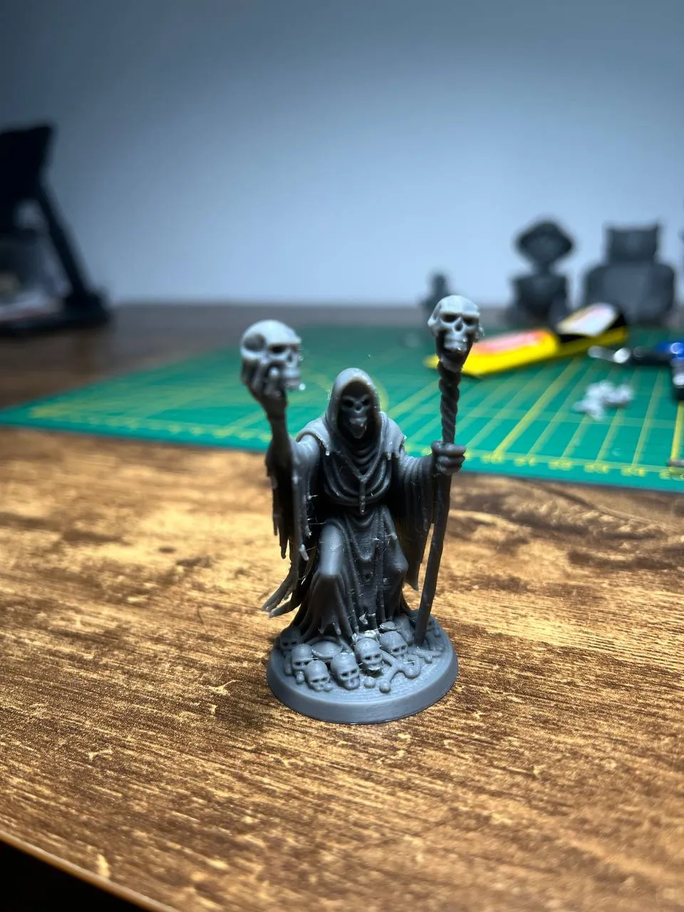 Necromancer wizard skeleton dungeons and dragons by ShoheiX MakerWorld ...