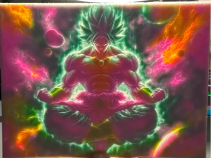 Dragon Ball Super Broly Super Saiyan Blue Lithophane by IIKenshiroII ...