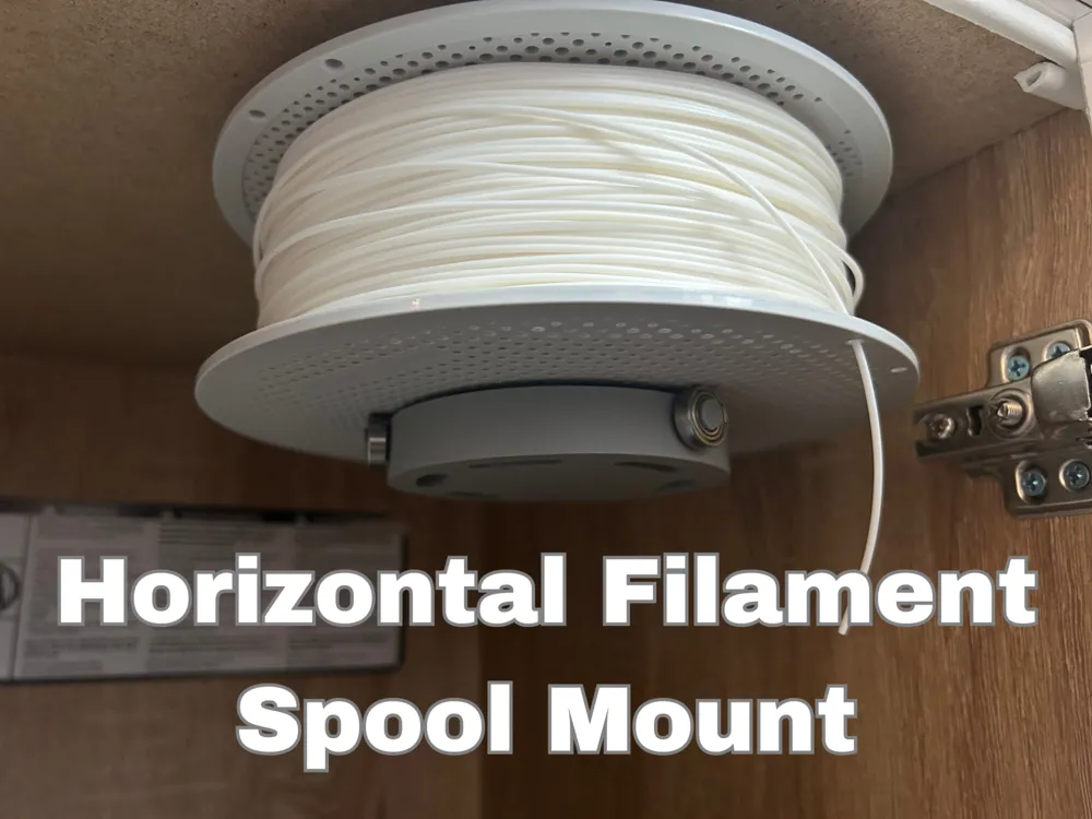 Horizontal Filament Spool Mount by ATRO - MakerWorld