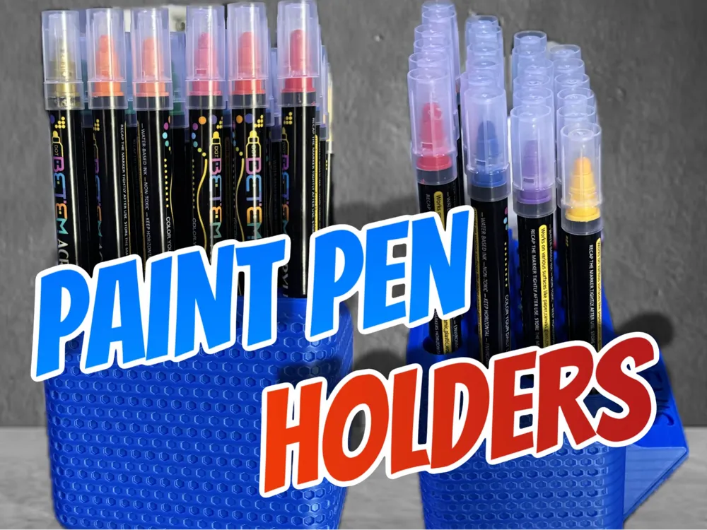 Skadis and Desk Marker / Pen Holders by KingKanadian MakerWorld ...