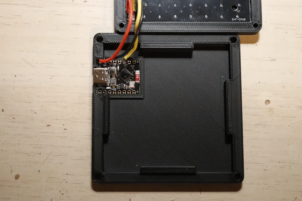WS2812B-64 Matrix (AWTRIX, 8x8, 8x24, 8x32, 32x32) - Free 3D Print ...