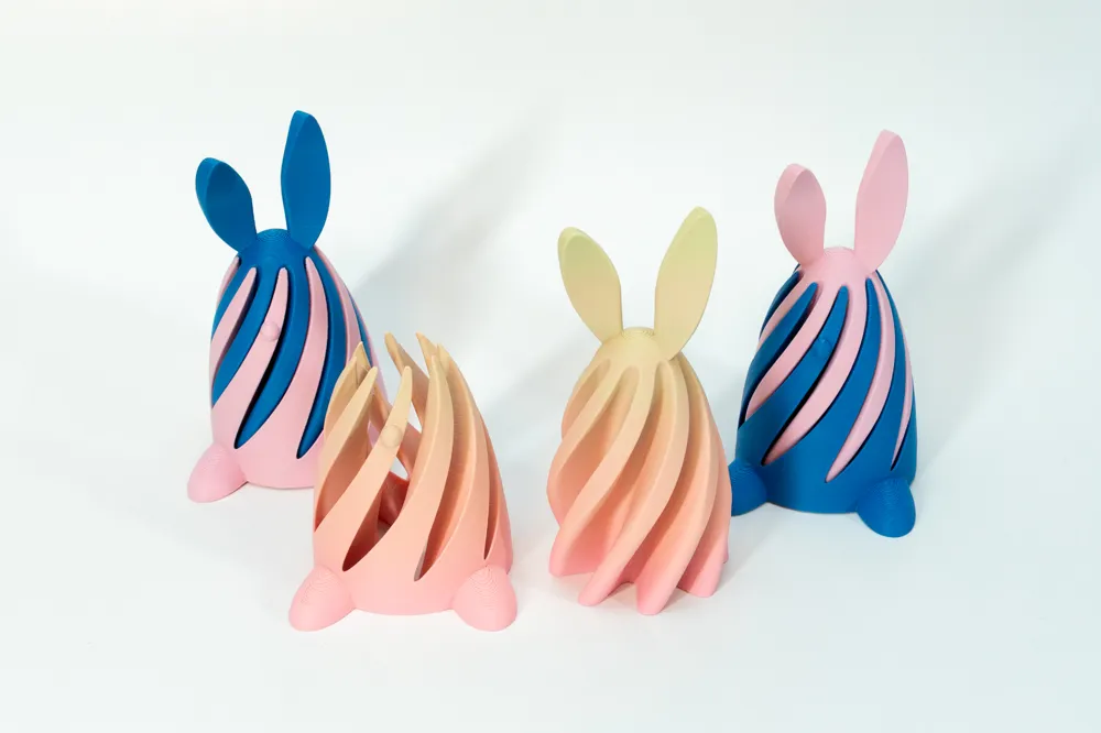 Easter Bunny Passthrough Fidget - Free 3D Print Model - MakerWorld