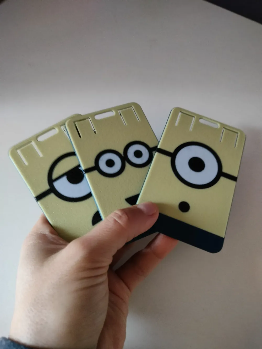 Minions ID card/badge holder Remixed by Valeria Momo & Mattia ...