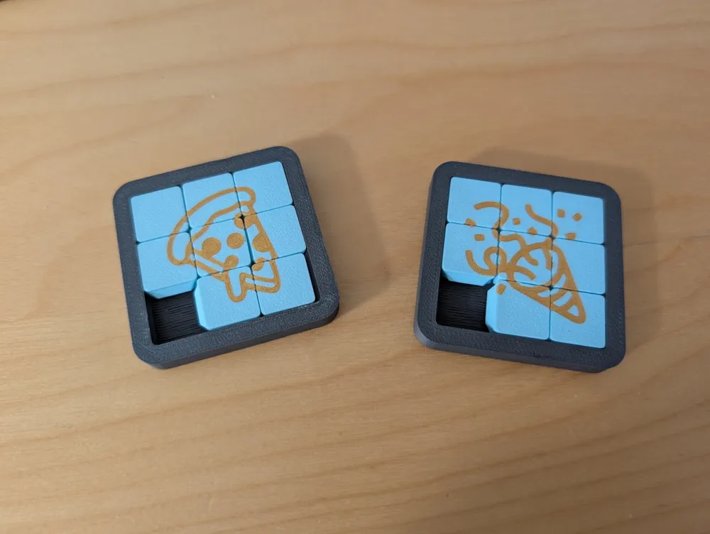 Rompecabezas deslizante - Personalizable - Modelo de impresión 3D ...