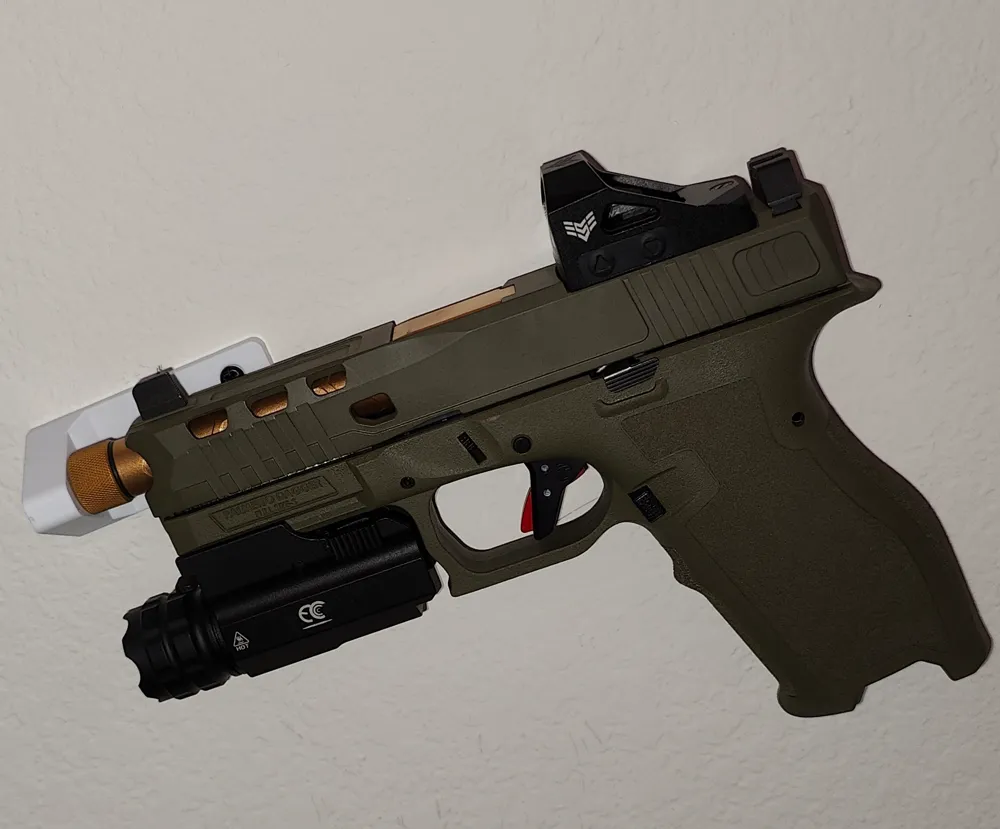 Universal 9mm / Glock Wall Mount by KJ - MakerWorld