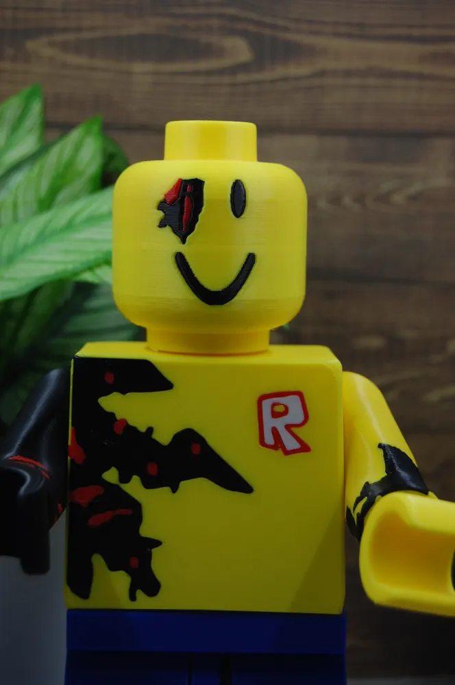 John Doe Forsaken Brick Figure 500% - Free 3D Print Model - MakerWorld