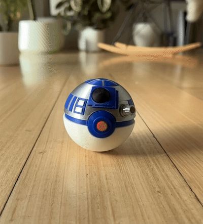 R2-D2 Poke Ball - Multi Part AMS Optional by Skjaldfjall MakerWorld ...