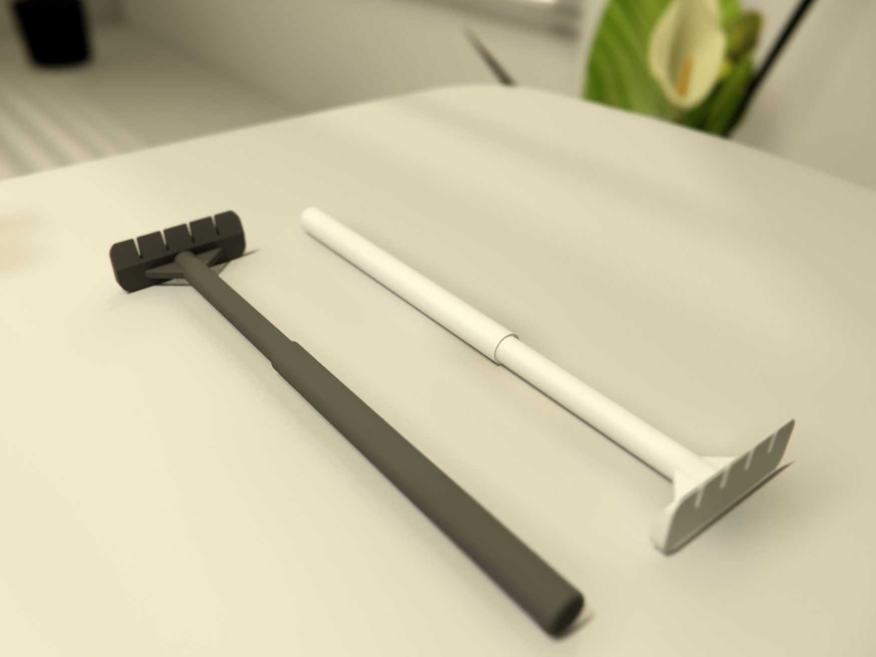 【ZQQ】A widened, sturdy, easy-to-use, and extendable back scratcher ...