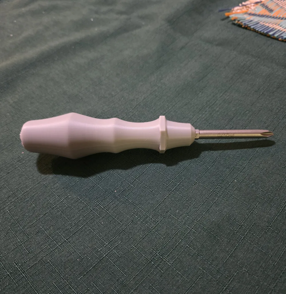 Hex Bit Screwdriver Handle - Mechanically locking - Free 3D Print Model ...