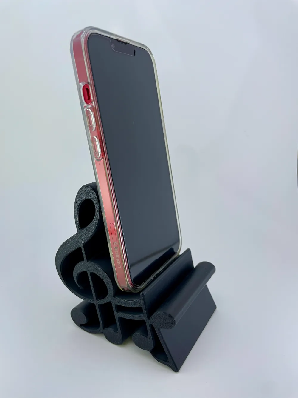 Musical Notes Phone Stand - Free 3D Print Model - MakerWorld