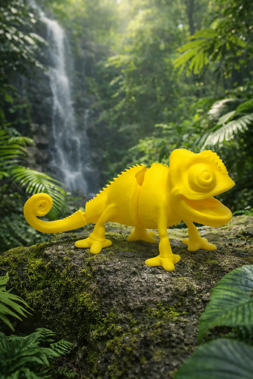 Flexi Fun Chameleon - Free 3D Print Model - MakerWorld