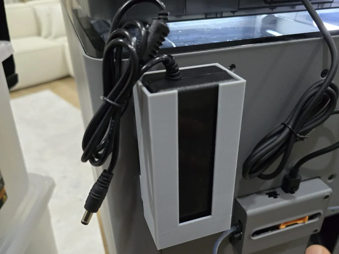 AMS 2 PRO power adapter holder for P2S - Free 3D Print Model - MakerWorld