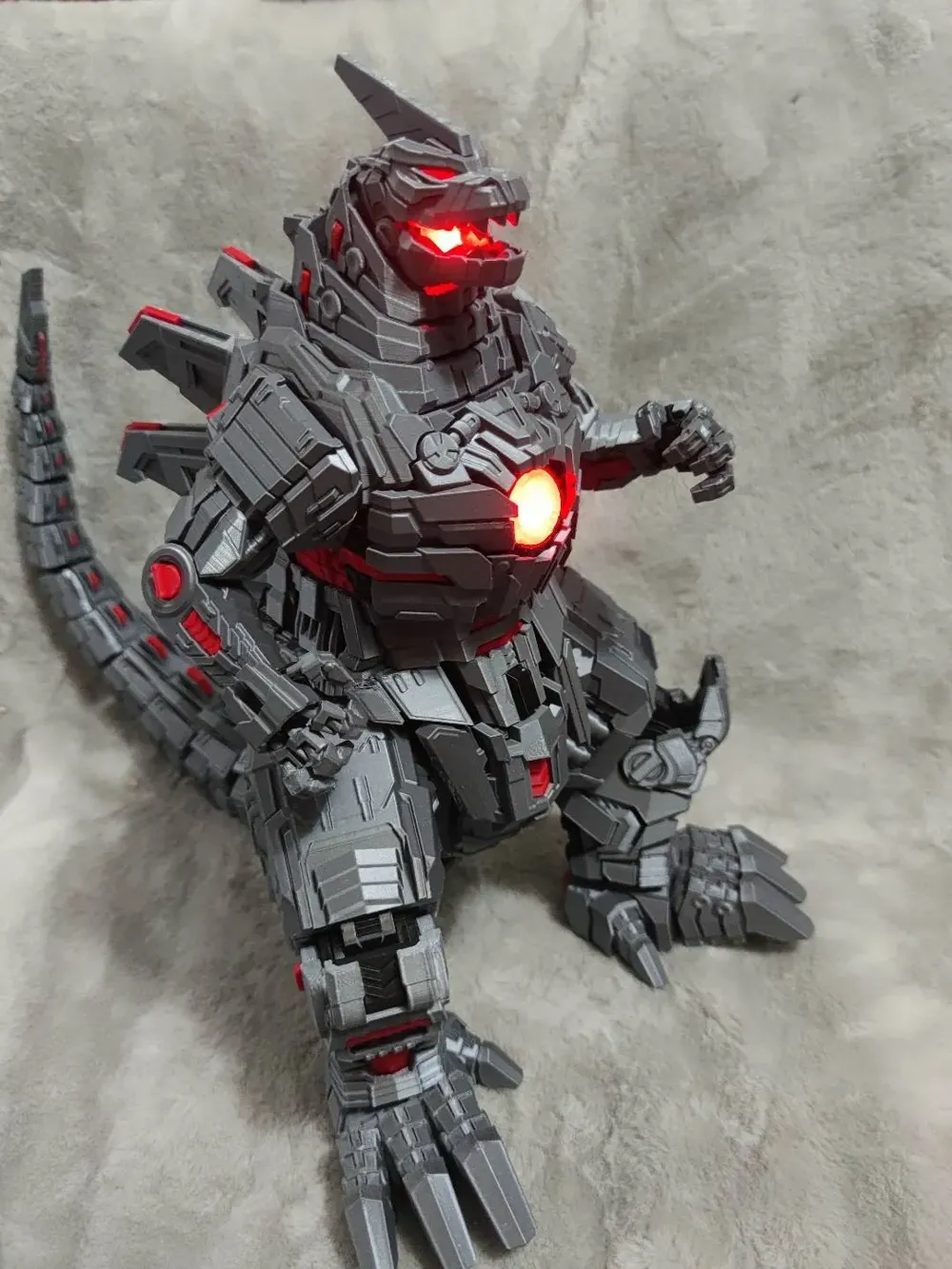 Mechanical Godzilla Head and Chest Lighting Modification Kit by user ...