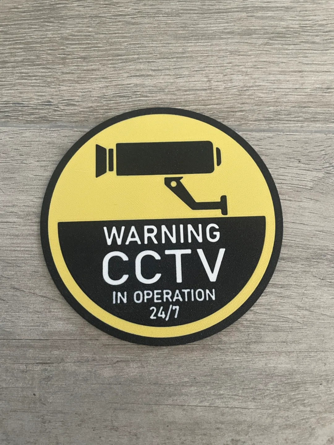 CCTV in operation warning - Free 3D Print Model - MakerWorld