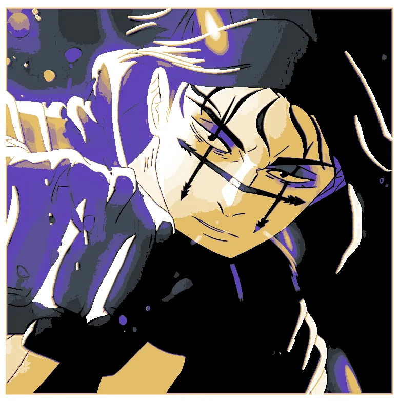 Hueforge - Jujutsu Kaisen - Choso Purple - Free 3D Print Model - MakerWorld