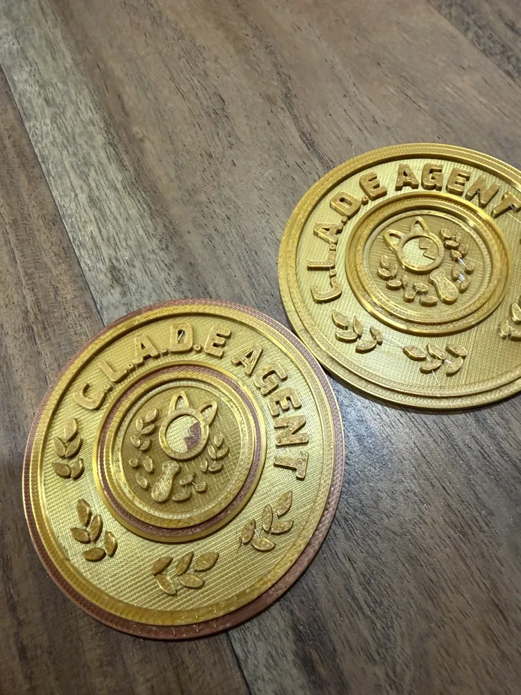 Creature Cases C.L.A.D.E. Badge by BorgiX MakerWorld: Download Free 3D ...