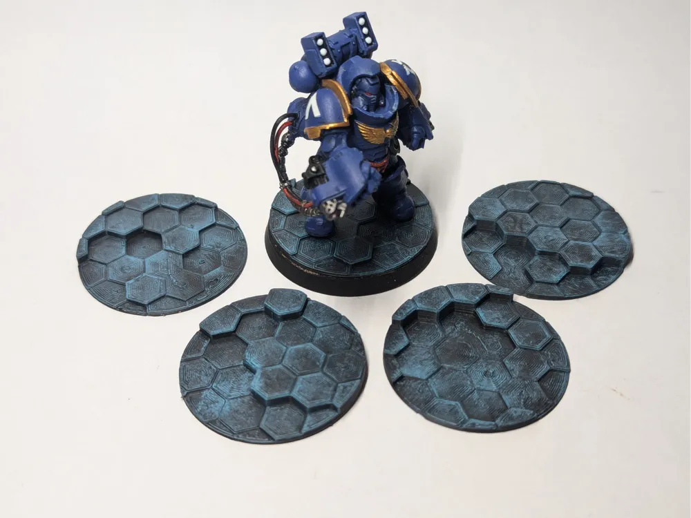 Base Topper 40mm Basalt 40k Terminator by DaChemika MakerWorld ...