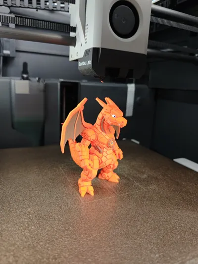 Mecha Charizard by Osmand MakerWorld: Download Free 3D Models