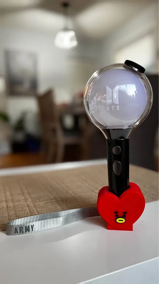 SUPORTE PARA LIGHT STICK BTS ARMY - Modelo gratuito para impressão 3D ...