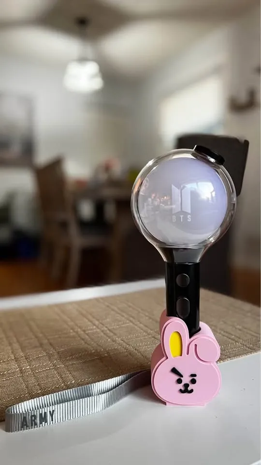 BTS ARMY LIGHT STICK HOLDER - Free 3D Print Model - MakerWorld