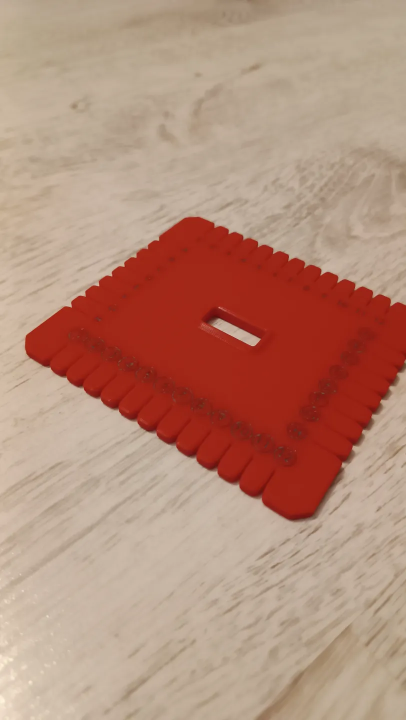 Kumihimo disc - square by Ragnar 3D - MakerWorld